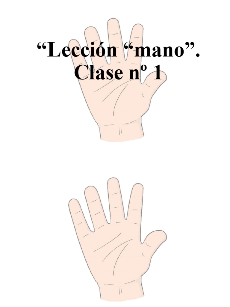 Lección de sílabas con "mano" | PDF | Sílaba | Palabra
