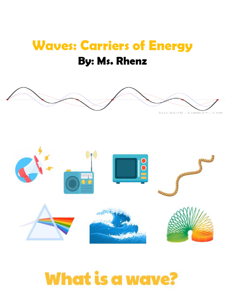 Q3L3-L4 - Waves As Carriers of Energy, and Sound Waves | PDF