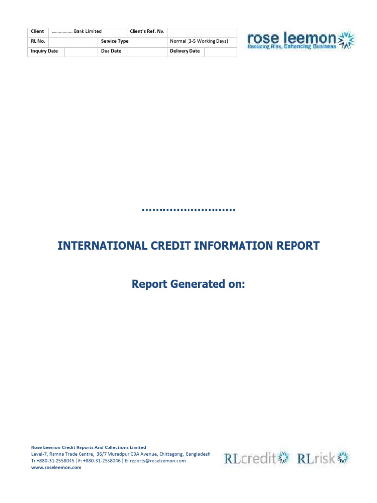 Sample Credit Report | PDF | Expense | Income