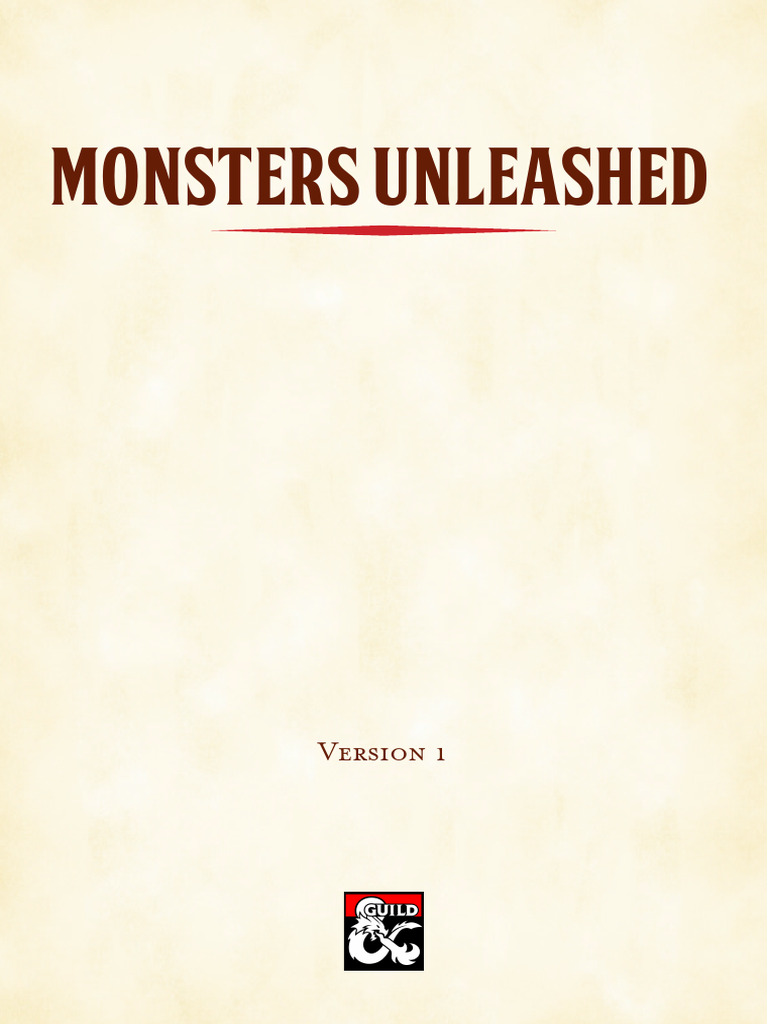 Monsters Unleashed | PDF | Werewolves | Vampires
