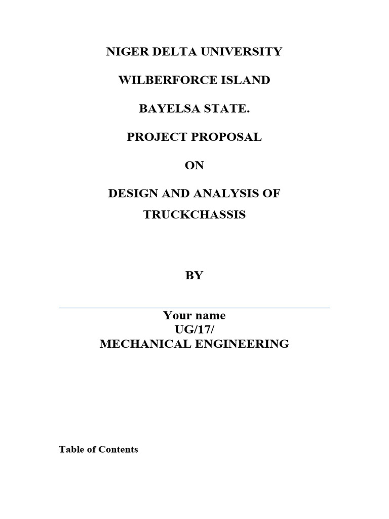Design and Analysis of Truck Chassis | PDF | Truck | Finite Element Method