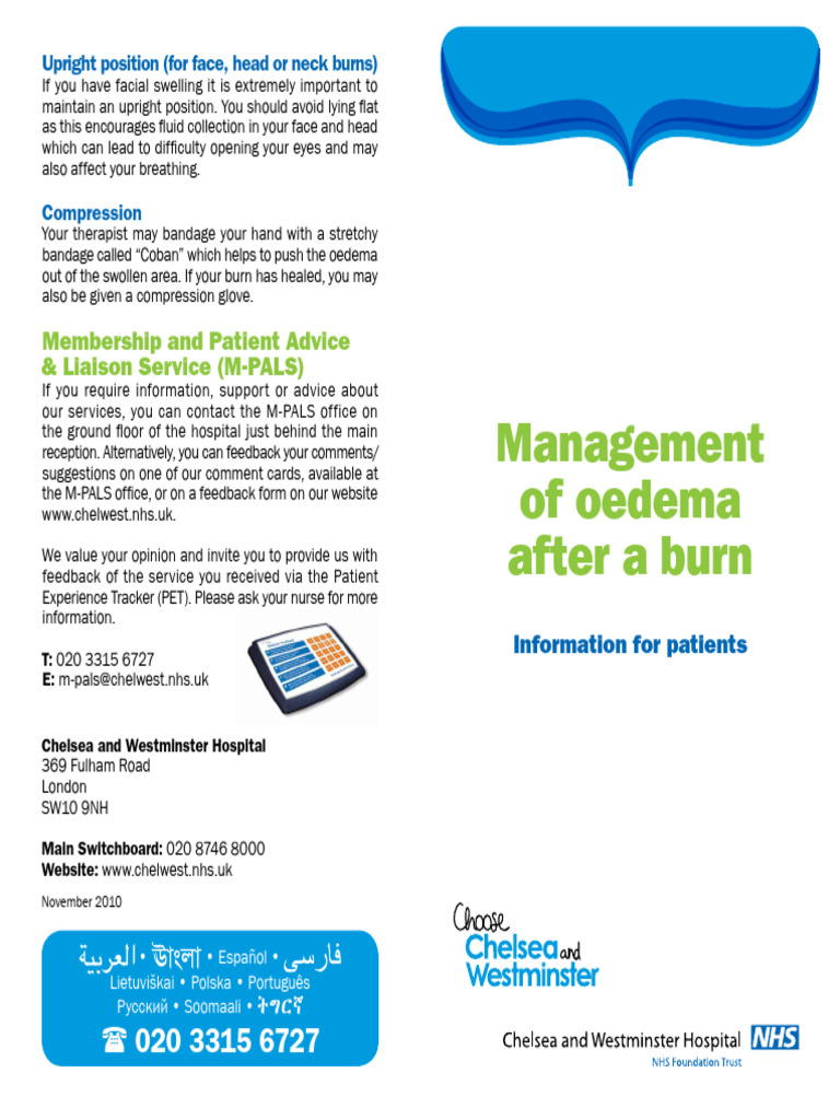 Burns Oedema | PDF | Burn | Edema
