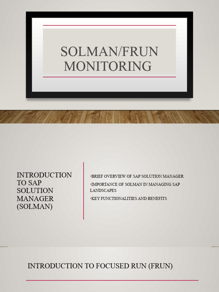 Solman FRunMonitoring | PDF | Technology & Engineering