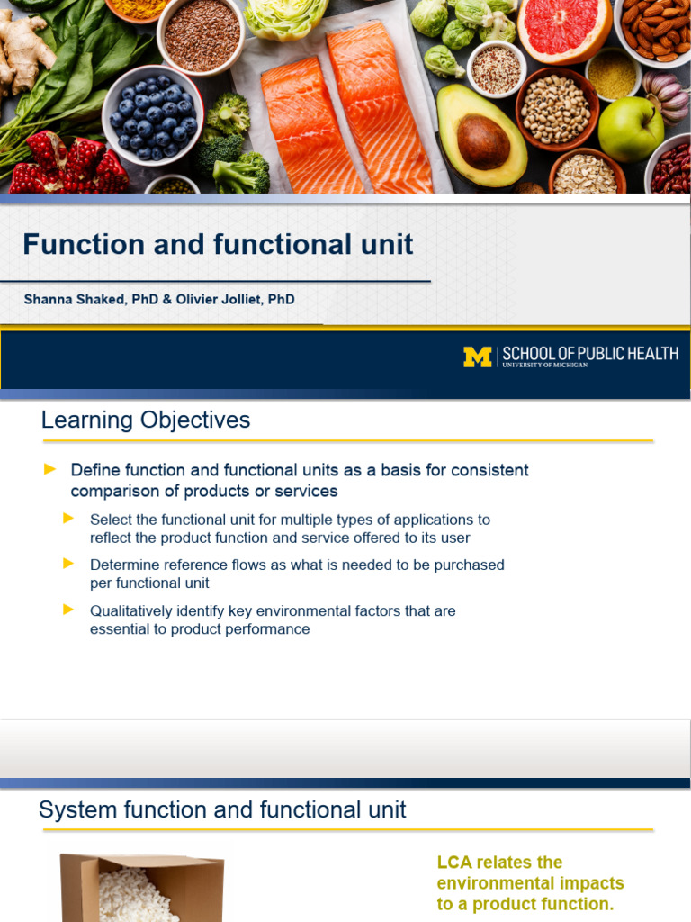 4 EHS672 3.2.2 LCA Function-and-Functional-Unit STUDENT | PDF ...