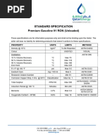 Gasoline Specifications Overview | PDF | Technology & Engineering