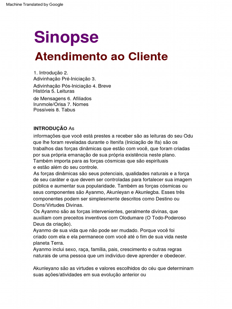 7 Irosun Obara Irosun Ega en Español Word | PDF | Dinheiro | Presente ...