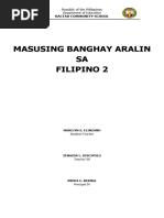 Diptonggo Filipino Lesson Plan | PDF