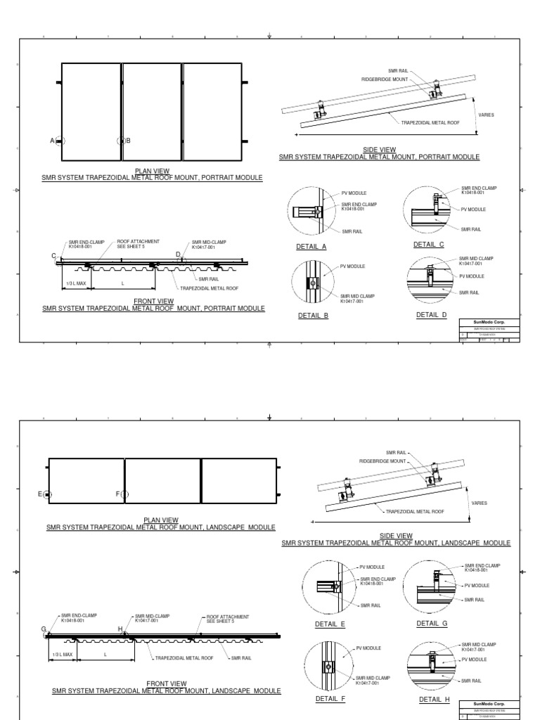 SMR Pitched Roof System Details | PDF