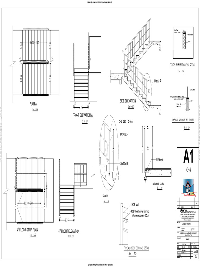 STAIR AND WINDOW SILL DETAILS | PDF