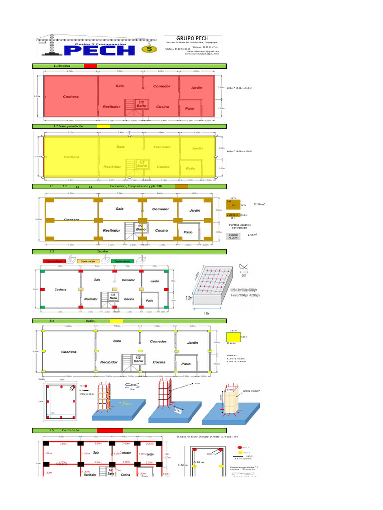 Costos y Presupuestos PECH 3 | PDF | Tubería (transporte de fluidos ...