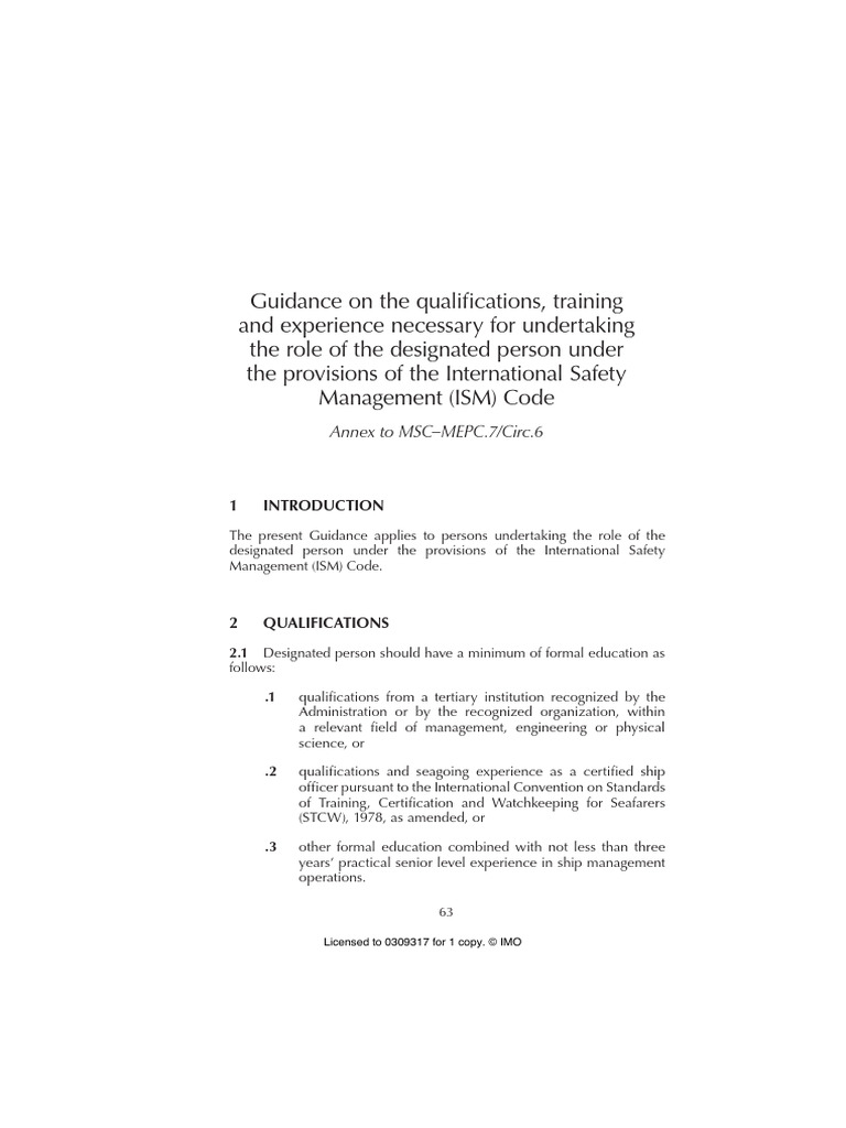 Designated Person | PDF