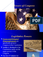 Non-Legislative Powers of Congress | PDF