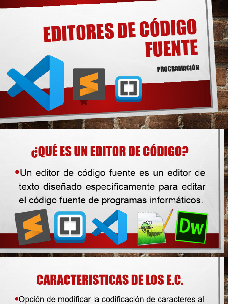 1 Unidad 1 - EDITORES DE CODIGO | PDF