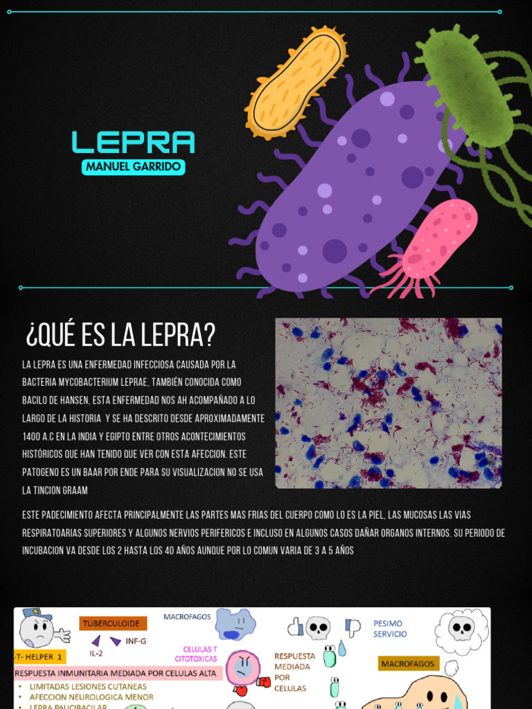 Lepra: Causas, Síntomas y Diagnóstico | PDF | Lepra | Biología