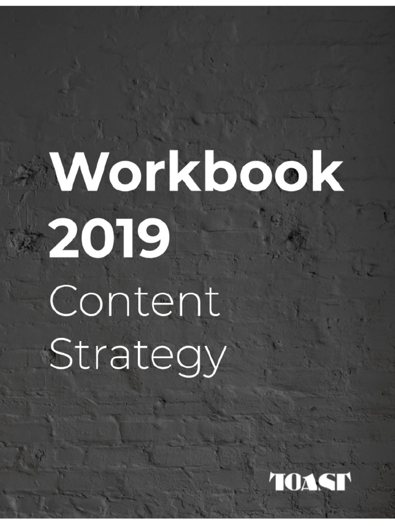 Toast Workbook ContentStrategy | PDF | Target Audience | Brand