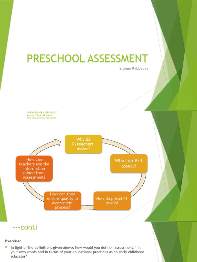 Preschool Assessment | PDF | Educational Assessment | Preschool