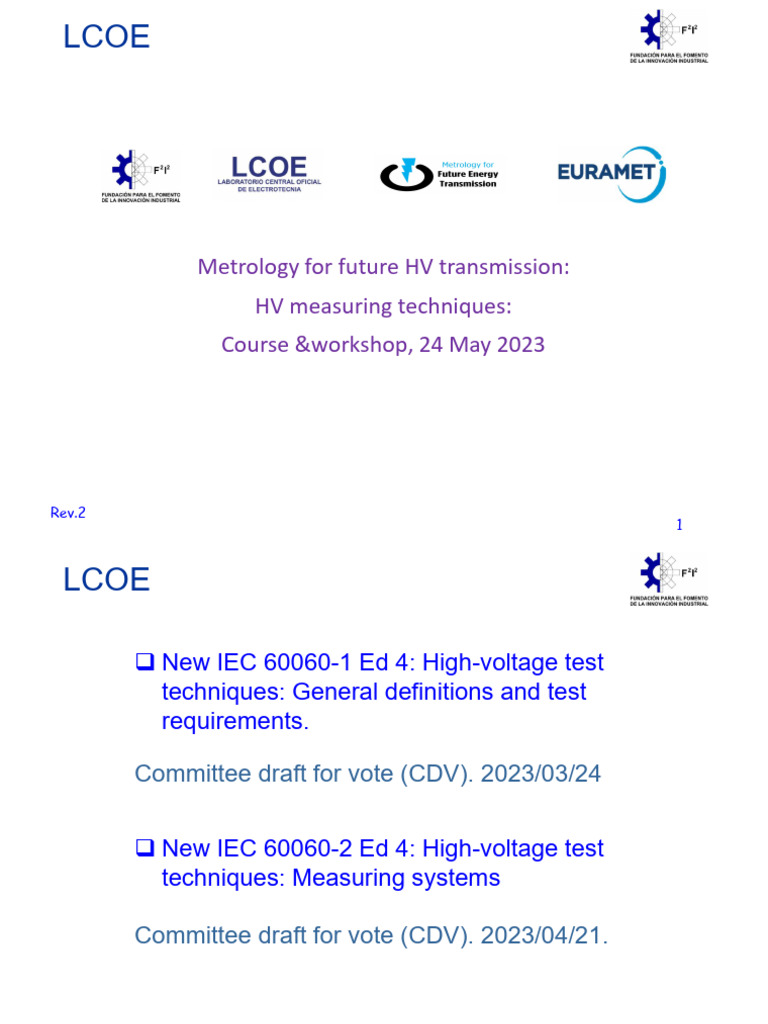 IEC 60060-1 y - 2 - PS | PDF | Capacitor | Electrical Network