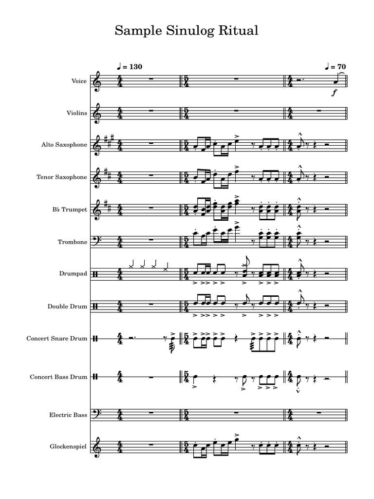 Sample Ritual Music | PDF | Music Technology | Musicology