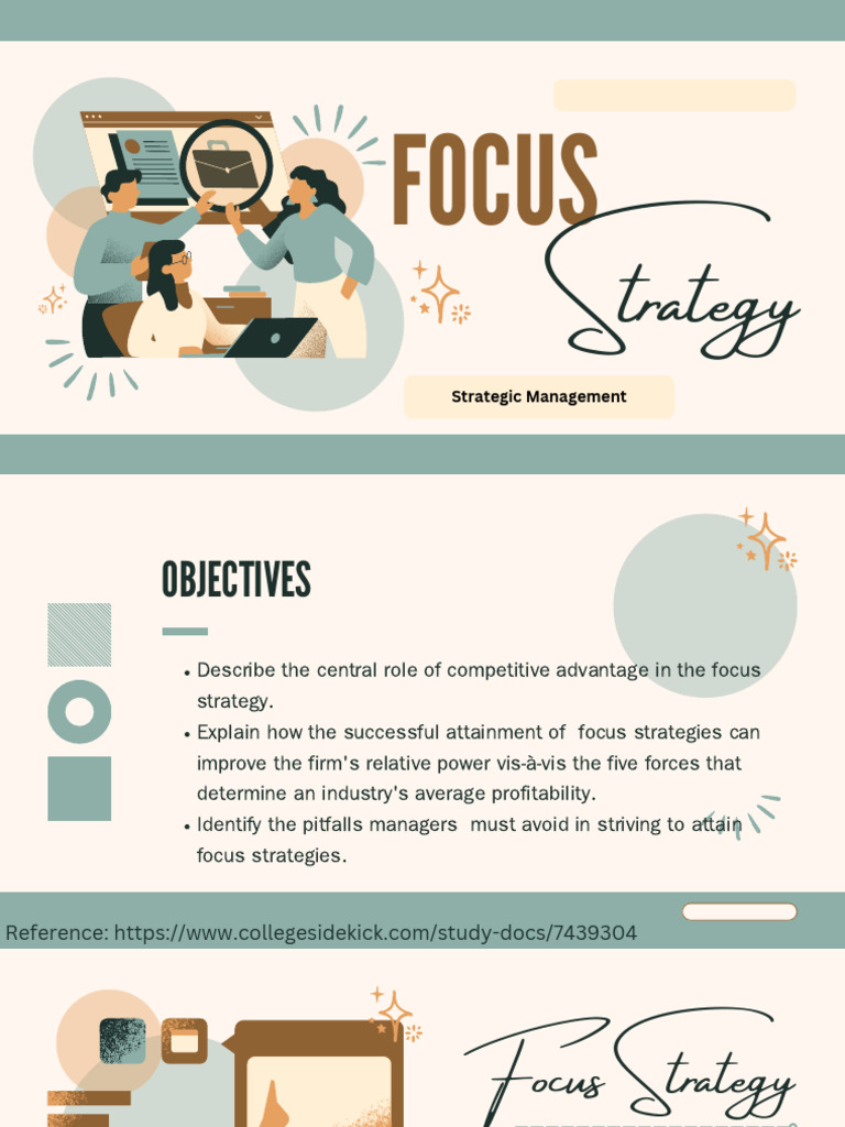 Focus Strategy | PDF | Strategic Management | Financial Economics