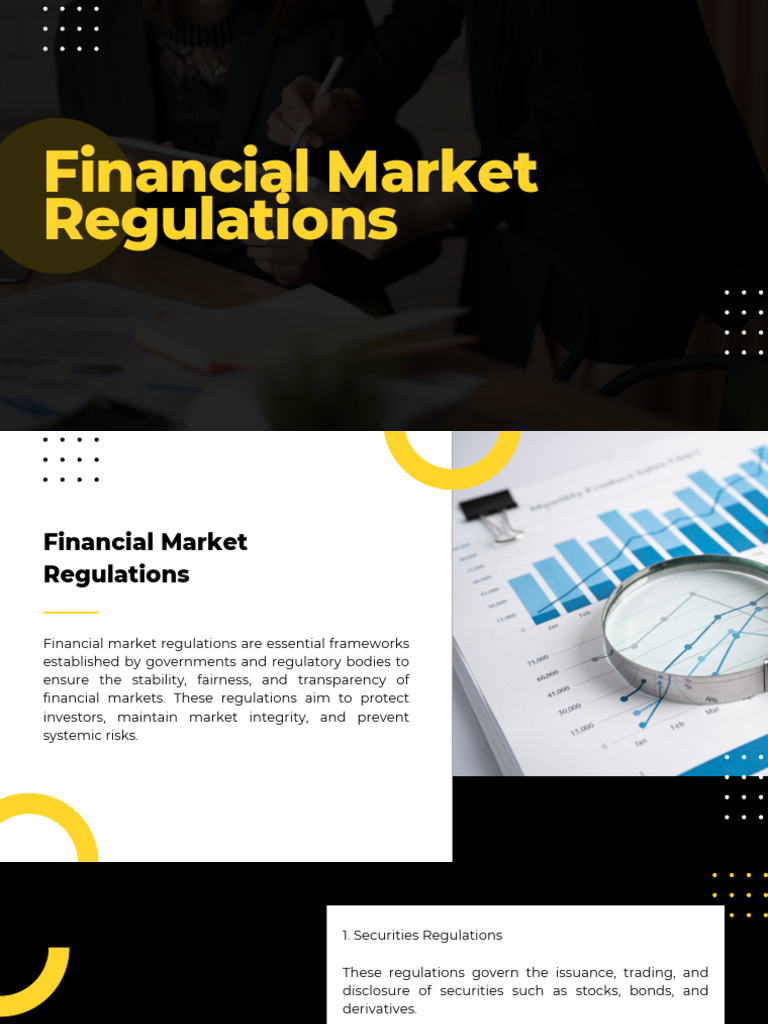 Financial Market Regulations | PDF | Market (Economics) | Financial Markets