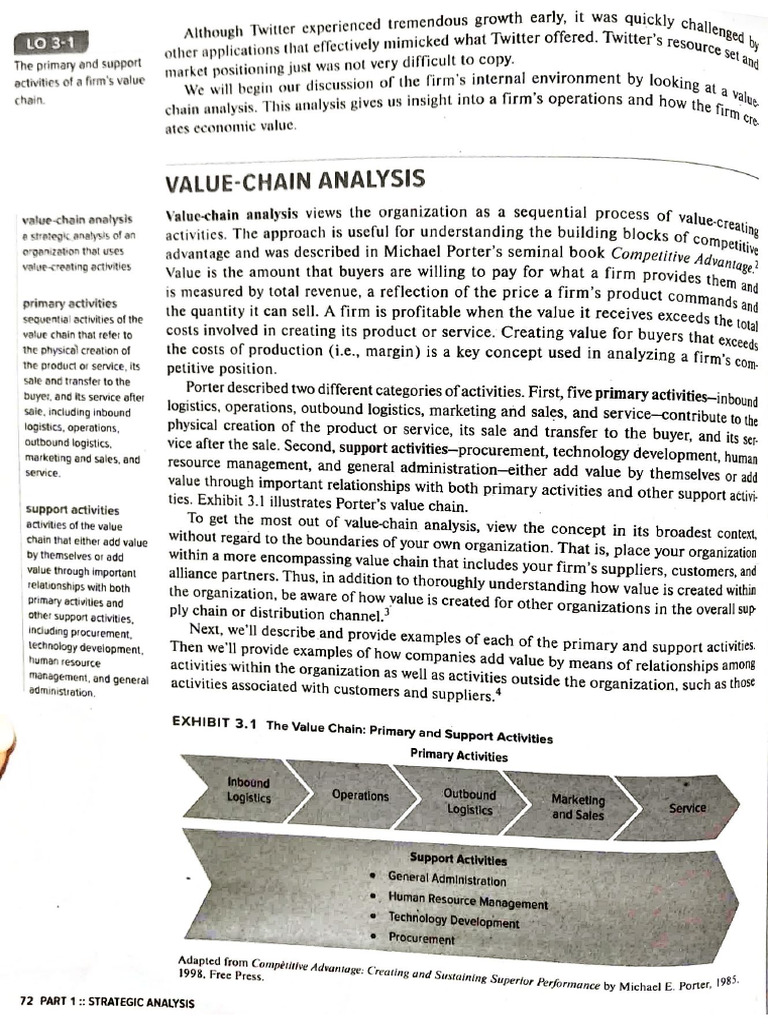 Value-Chain Analysis | PDF
