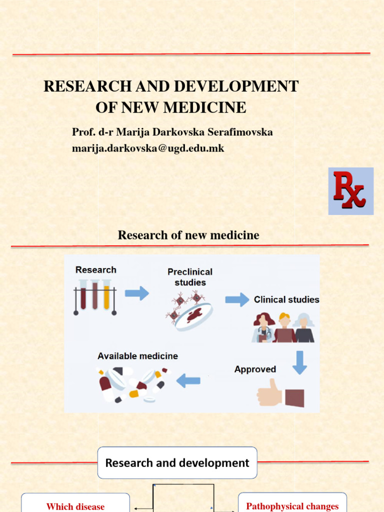 2 Research and Development of Medicines | PDF | Phases Of Clinical ...