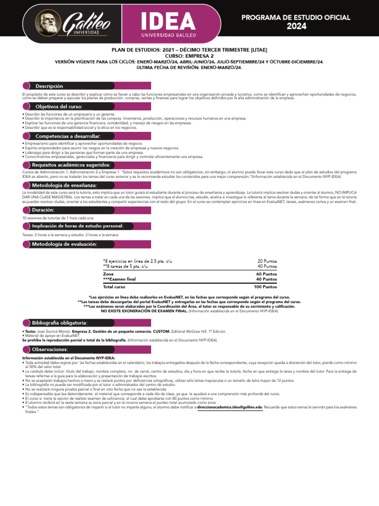 Litae 13 Empresa 2 Pe2021 Tri1-24 | PDF | Contabilidad | Business