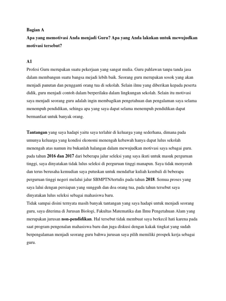 Esay PPG 2022 - Agung Ardian Syah | PDF