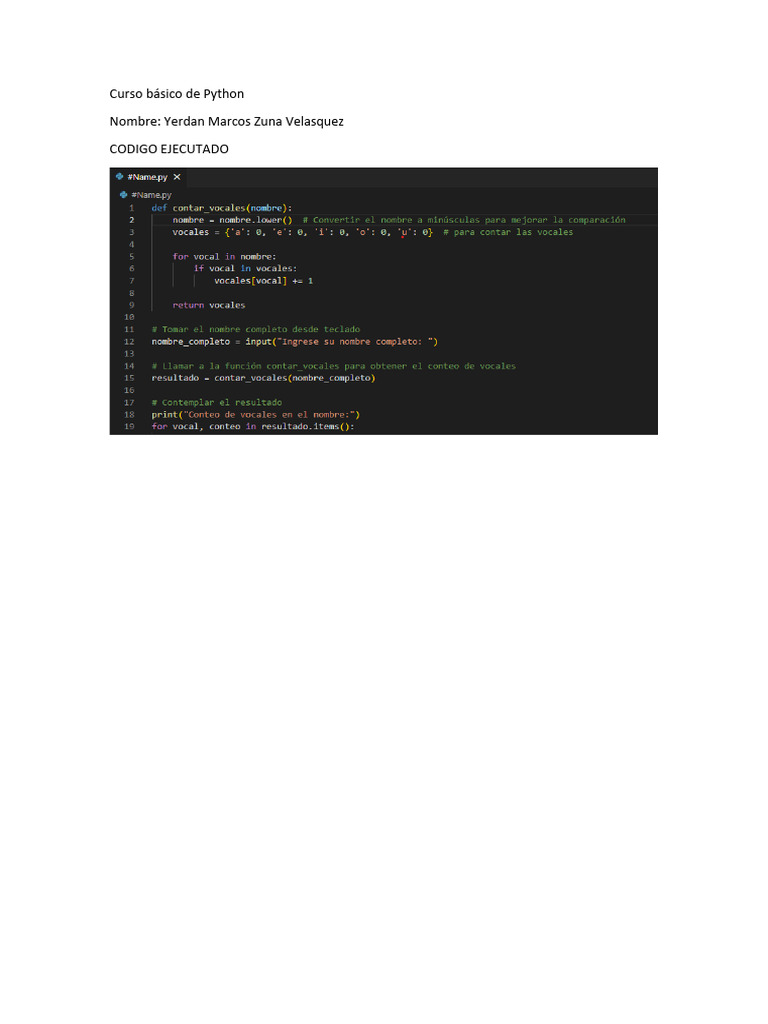 Curso básico de Python | PDF Curso básico de Python | PDF