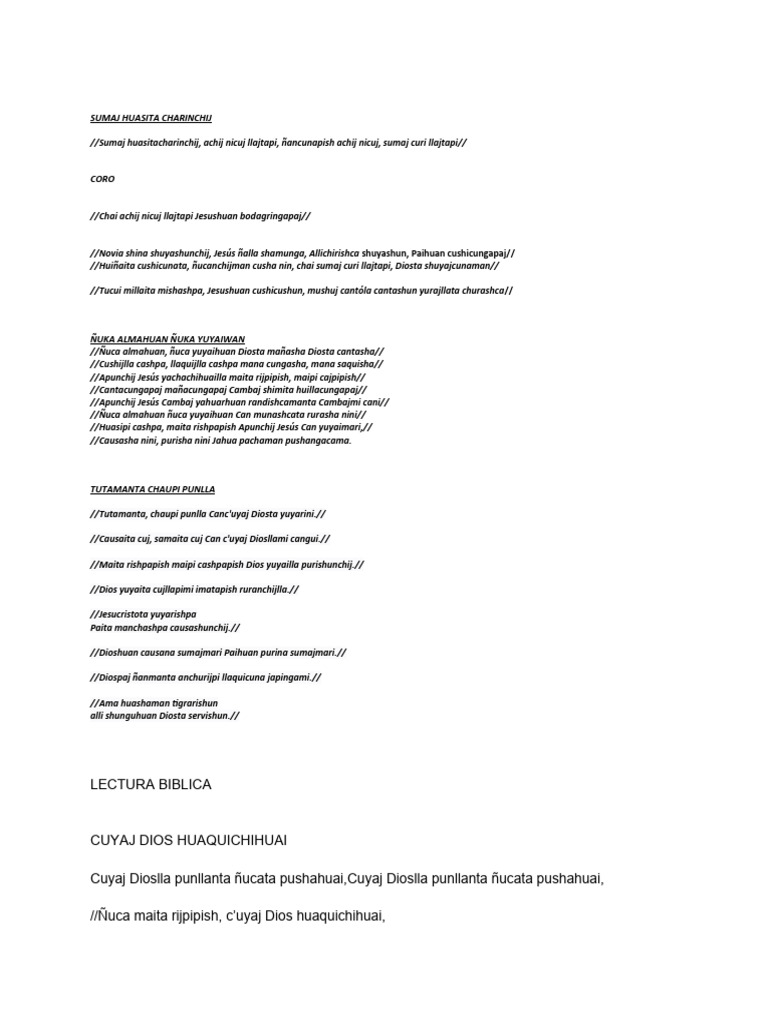 ÑUKA ALMAHUAN ÑUKA YUYAIWAN | PDF