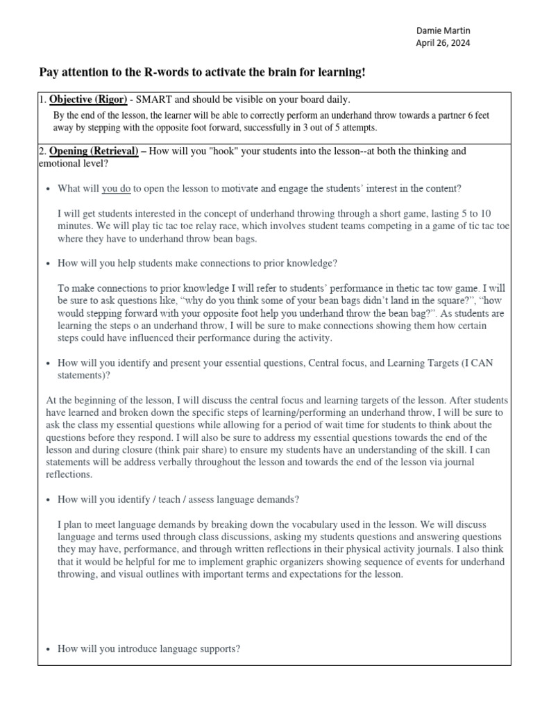 lpg delivery plan | PDF | Vocabulary | Learning