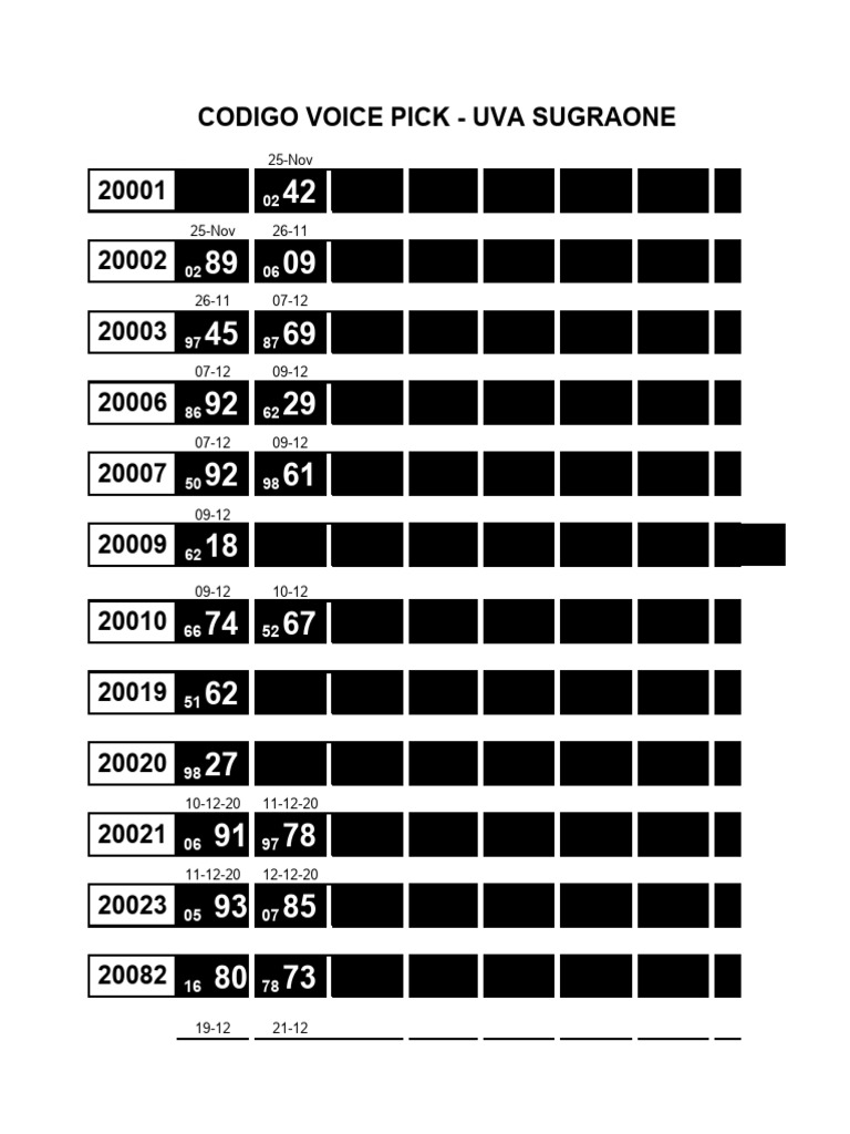 Voice Code 2020 | PDF