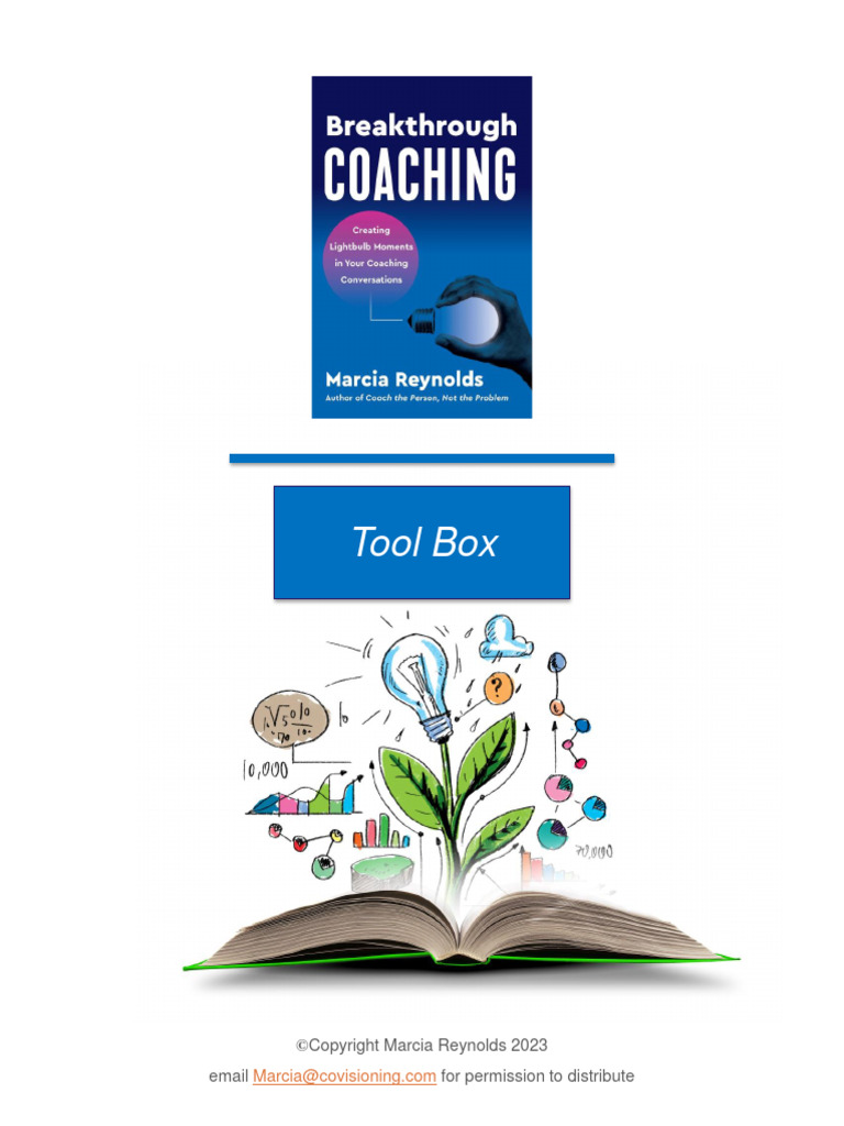 MARCIA REYNOLD e-Book-Breakthrough-Coaching-Tool-Box- | PDF | Thought | Feeling