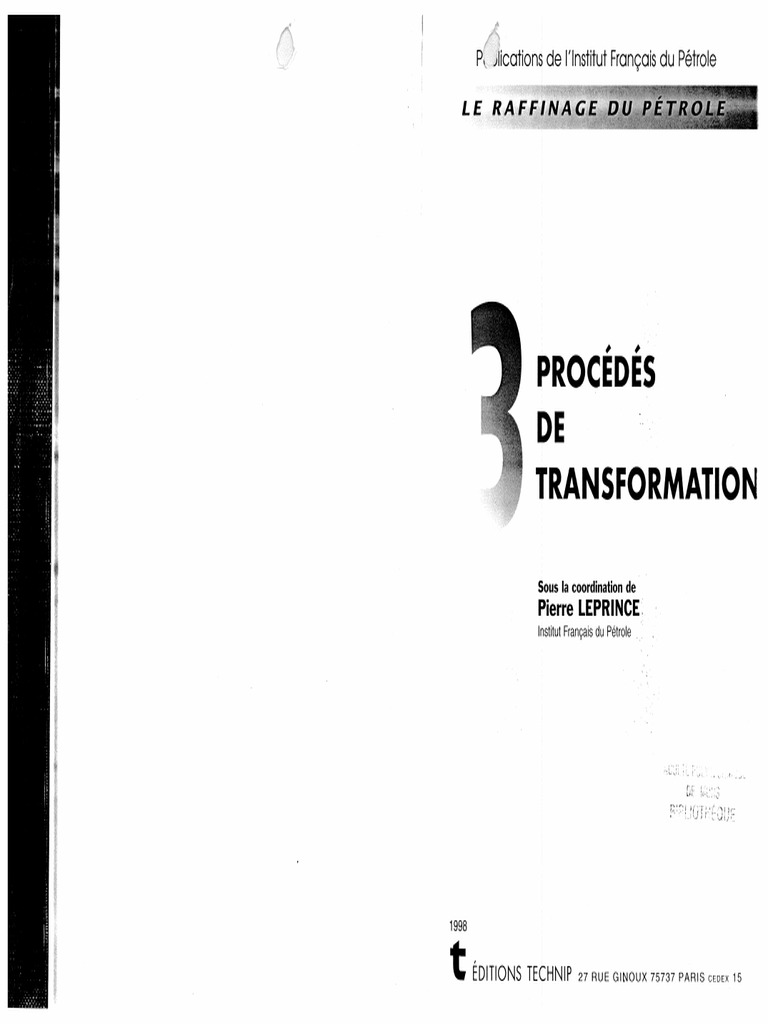 Tome-3 - Procédé de Transformation | PDF