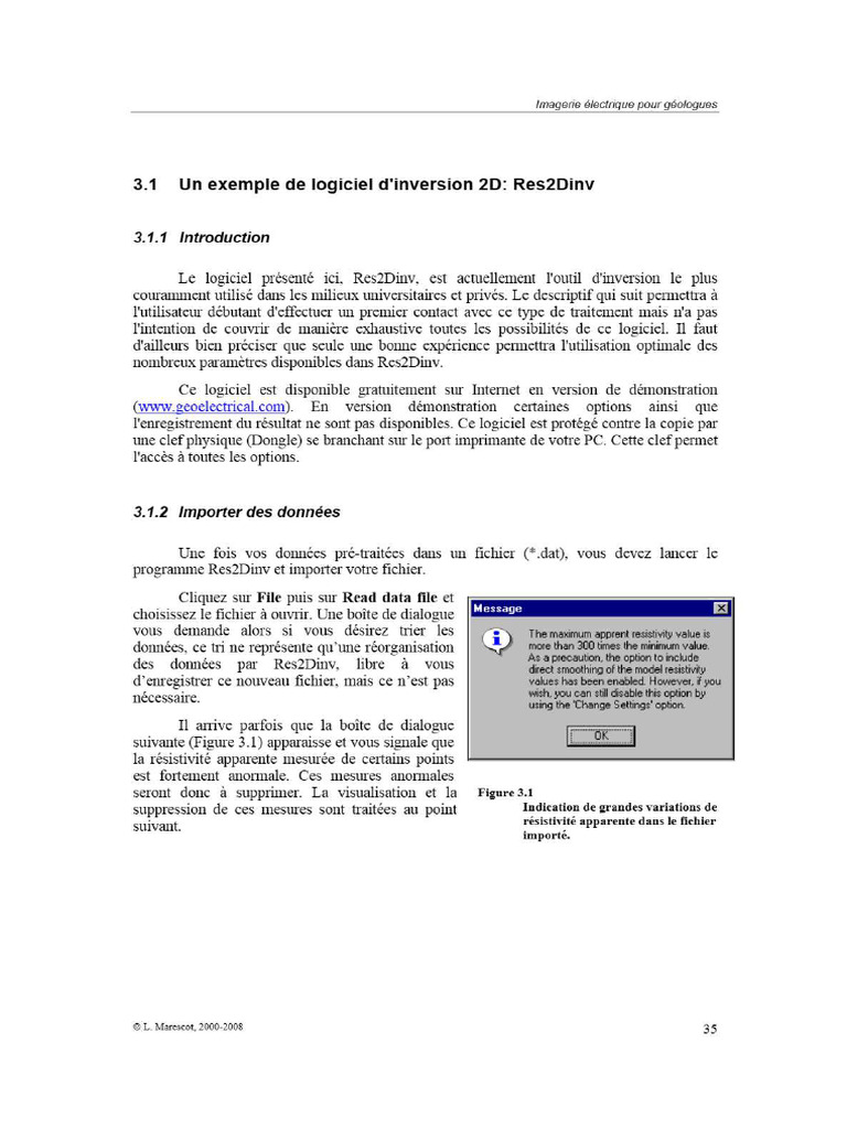 RES2DINV METHODE | PDF