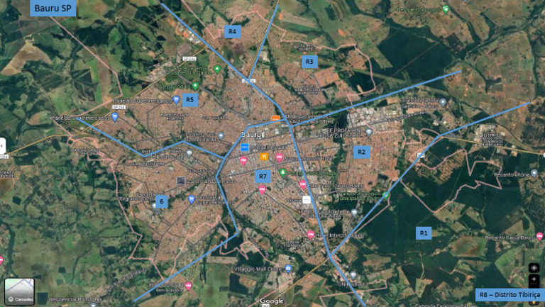 Bauru SP - Mapa de Campo - Abril de 2024 | PDF