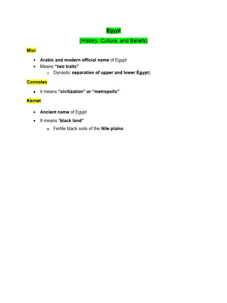 Egypt | PDF | Egypt | Nile