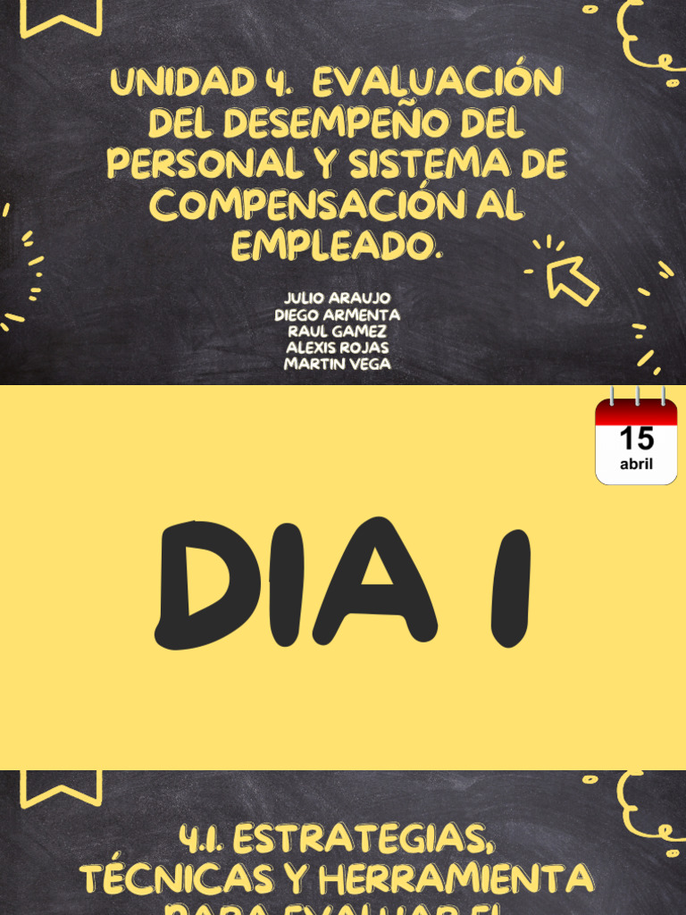 U4 Presentación Día 2 Unidad 4 R2 | PDF | Evaluación | Medición