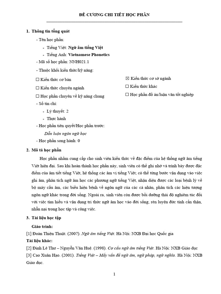 23. NGU AM TIENG VIET | PDF