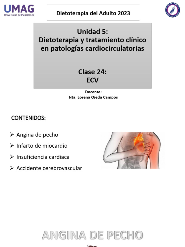 Clase 24 Angina-IAM-IC-ACV | PDF | Infarto de miocardio | Insuficiencia cardíaca