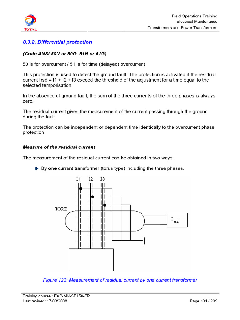 Elec. Maintenance (Transformers and Power Transformers) - 101-209 | PDF ...