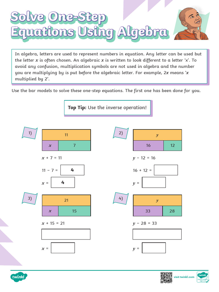 Year 6 Algebra Assignment | PDF | Algebra | Equations