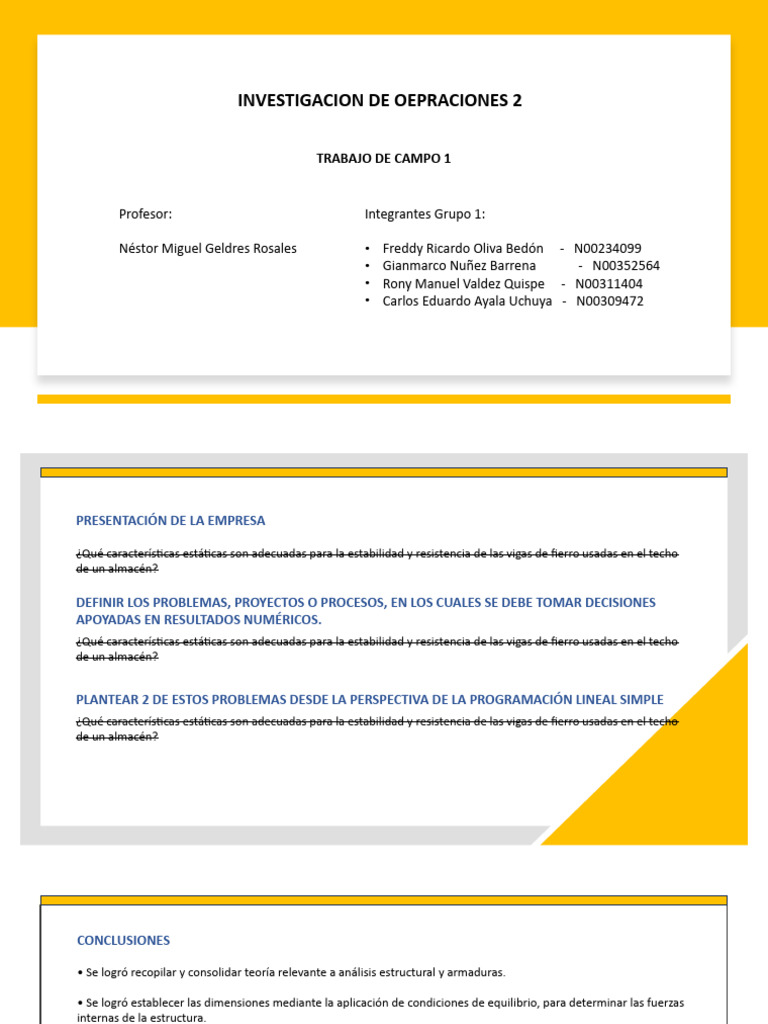 Trabajo Campo 1 - Invope 2 | PDF | Análisis estructural | Viga (Estructura)