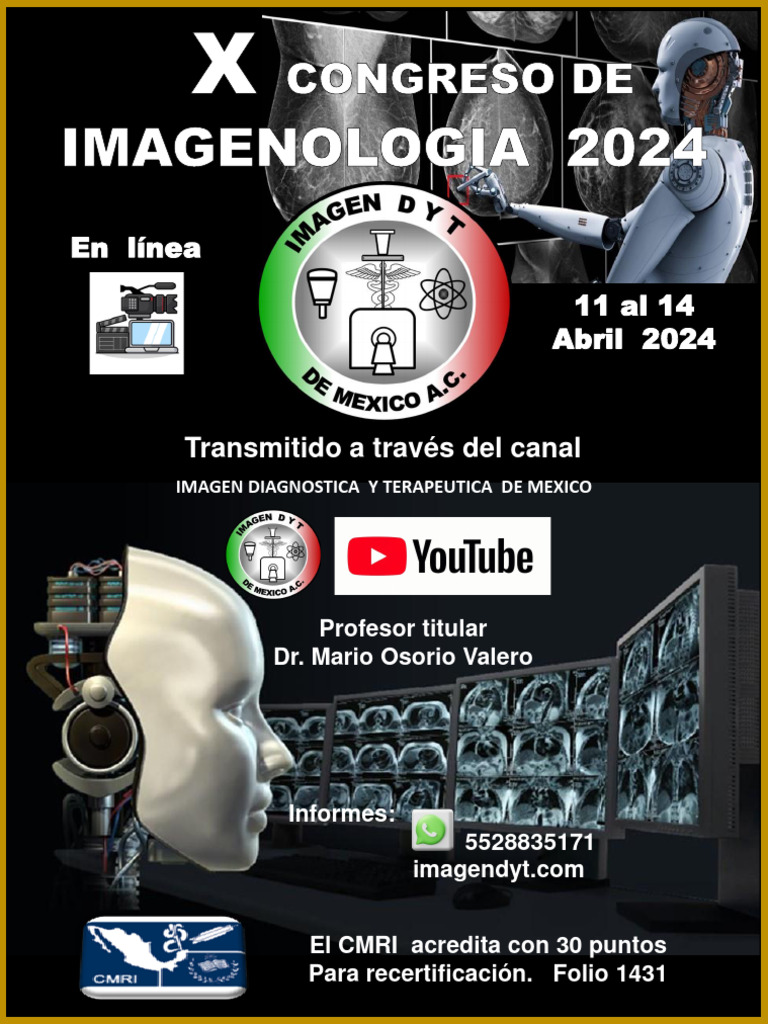 X Congreso Imagenologia 2024 | PDF | Imagenes medicas | Radiología