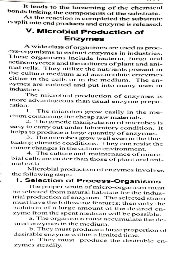 Microbial Enzyme Production Techniques | PDF | Enzyme | Microorganism