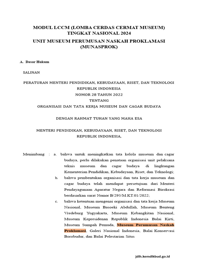 Modul LCCM Munasprok 2024 | PDF