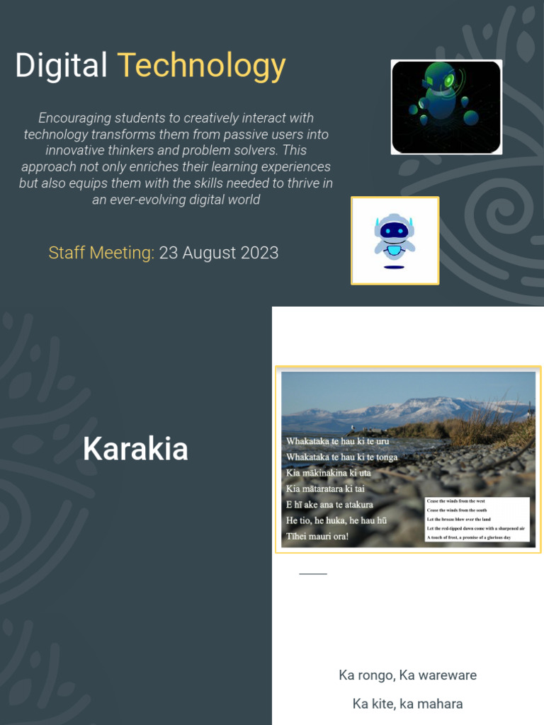 Staff Meeting - Digital Technology | PDF | Artificial Intelligence | Intelligence (AI) & Semantics