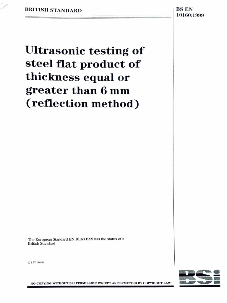 British Standard of Ultrasonic Testing | PDF | Ultrasound | Decibel