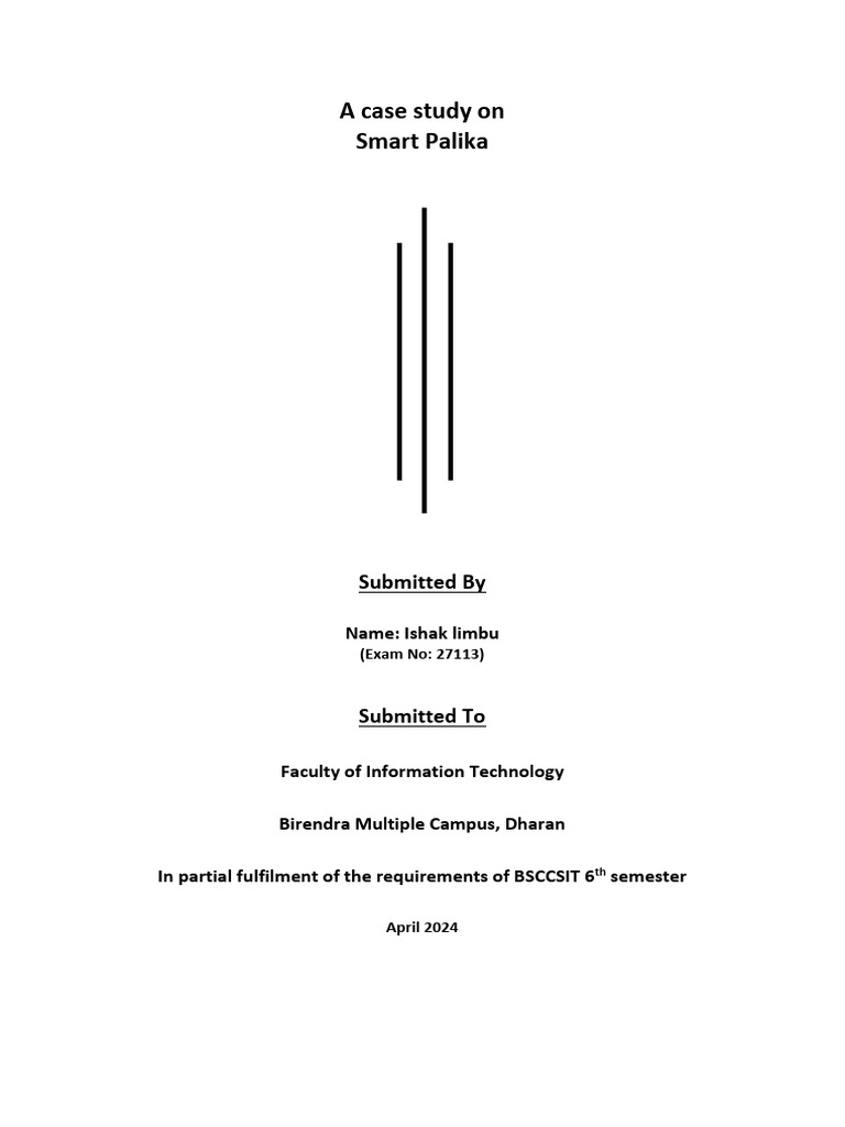 Smart Palika Initiative Case Study | PDF | Computer Security | Security