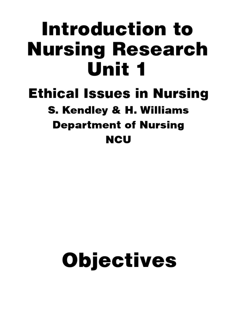 Ethical Issues in Nursin Research | PDF | Institutional Review Board ... Ethical Issues in Nursin Research | PDF | Institutional Review Board ...